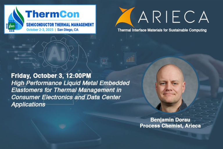Arieca – Thermal Interface Materials for Sustainable Computing